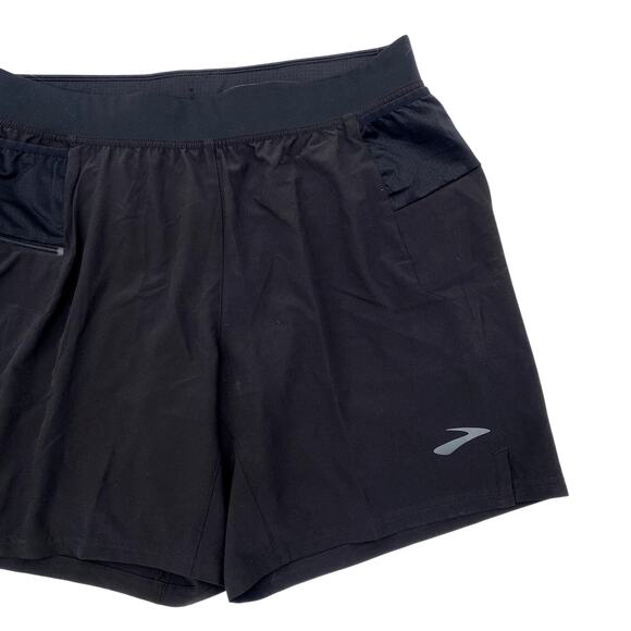 Brooks | Shorts | Brooks Black Running Shorts | Poshmark